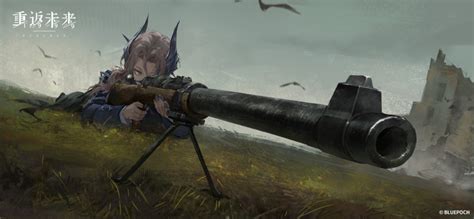 Reverse1999 Highres Official Art Official Wallpaper 1girl Aiming