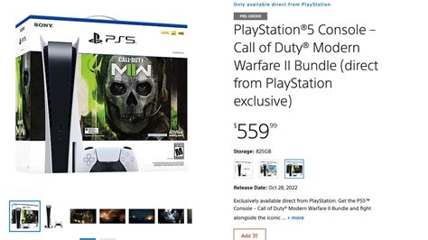 new ps5 modern warfare 2 console bundle revealed cnet
