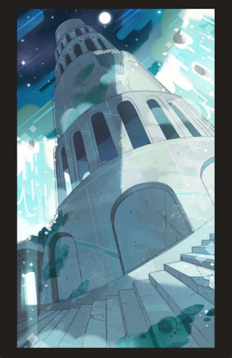 Steven Universe Sea Spire Reproduction Poster Print Etsy