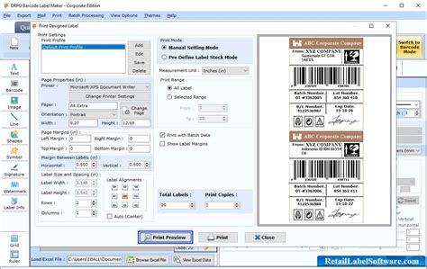 Watch Barcode Label Software Corporate Edition Screenshots Retaillabelsoftware