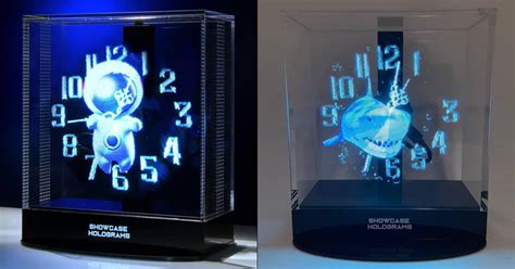 3d Hologram Analog Clock The Green Head