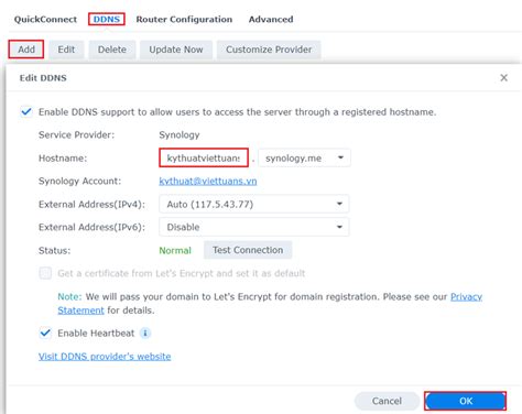 Hướng Dẫn Cấu Hình Truy Cập Từ Xa Trên Nas Synology Sử Dụng Ddns