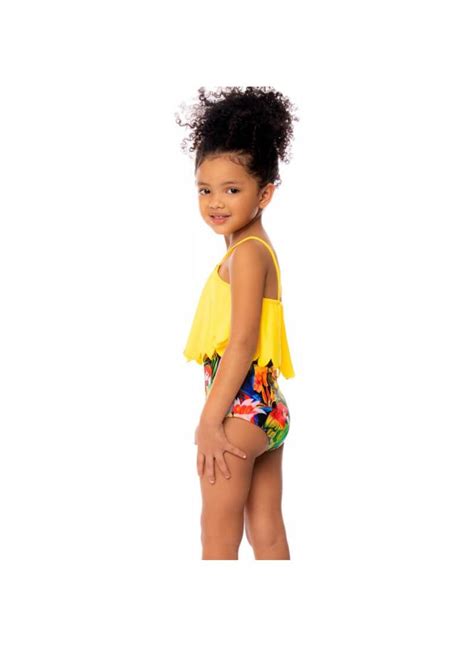 Vestidos De Baño Niña Praie 1511n Traje De Baño Biki Éxito