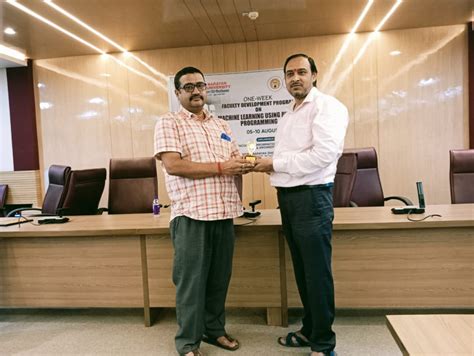 Faculty Development Program On “machine Learning Using Python Programming” Funded By Aicte