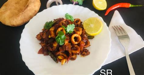 Squids Chilli Fry Recipe By Sulaksha Redkar Narvecar Cookpad