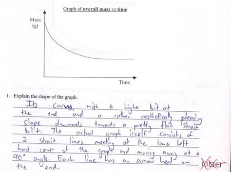 Graph Shape Funny Exam Answers Funny Tab