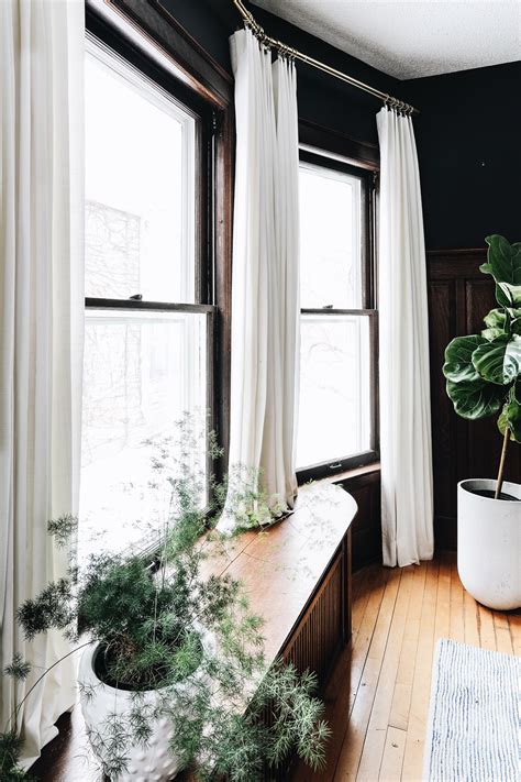 Bay Window Curtain Pole To Hang From Ceiling Shelly Lighting