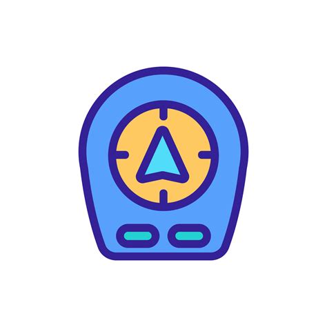 Kompass Boot Gerät Symbol Vektor Umriss Illustration 9966599 Vektor