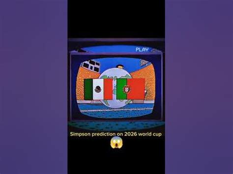 Simpson Cartoons Prediction On 2026 Football World Cup 😱 Youtube