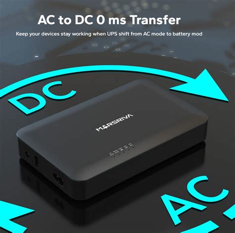 Marsriva Smart Mini Dc Ups 18 Watts 10000mah Passive Poe