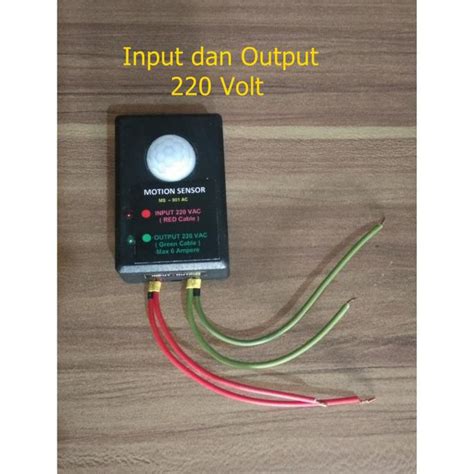 Jual Saklar Sensor Gerak Otomatis PIR Motion Detector AC 220 Volt Shopee Indonesia