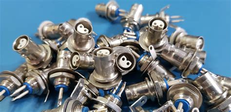 Radial 2 Pin Rf Twinax Bnc Connector Joblot Mjtronix