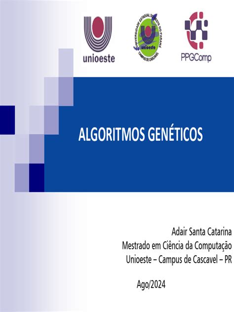Slides 03 Algoritmos Geneticos Pdf