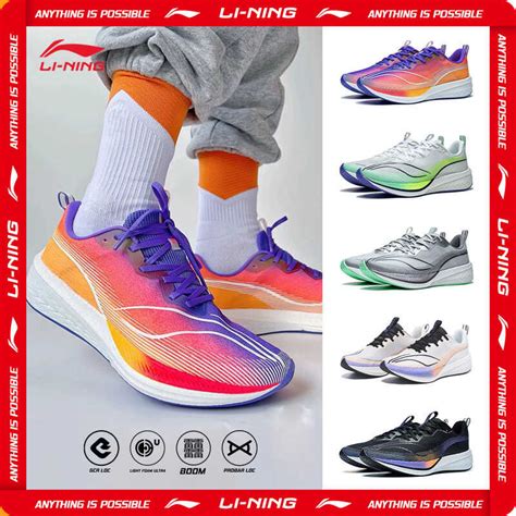 ♥ RED HARE Li-Ning 6 PRO Men Racing Professional Sports Shoes Armt013 ...