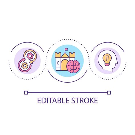 Palace Memory Method Loop Concept Icon Loci Technique Memorization