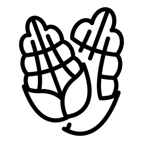 Premium Vector Farm Corn Icon Outline Farm Corn Vector Icon For Web Design Isolated On White