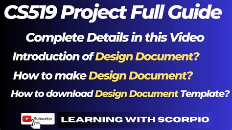 Cs519 How To Make Design Document Design Document Of Cs519 Project