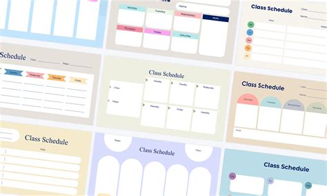 Class Schedule Slides Slidino