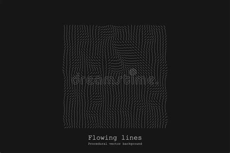 Abstract Line Matrix Pattern Noise Flow Dynamic Stock Vector