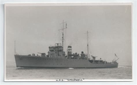 Royal Navy Halcyon Class Minesweeper Postcards