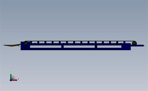 便携式传送带 Solidworks 2012 模型图纸下载 懒石网