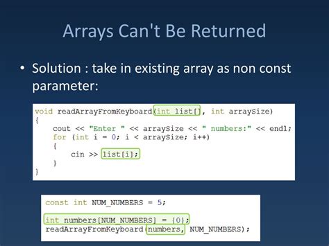 Arrays And Functions Ppt Download