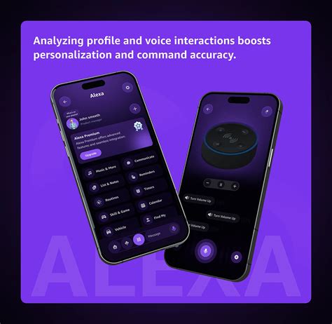 Amazon Alexa Voice Assistant Mobile App Behance