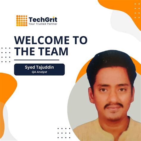 Techgrit Inc On Linkedin Newjoinee Hiring Onboarding Hyderabad Welcomeaboard