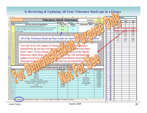 Performing Tolerance Stack Ups Using Automated Excel Calculator By