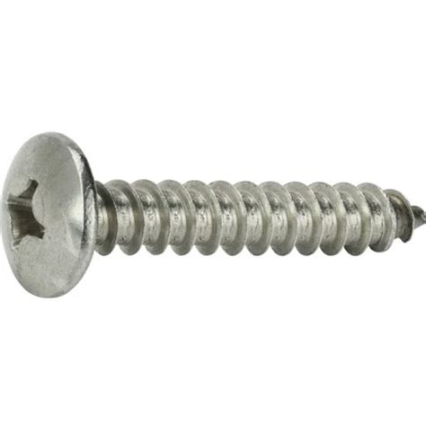 14 X 2 In Truss Head Screw Grade 304 Ss Package Of 10
