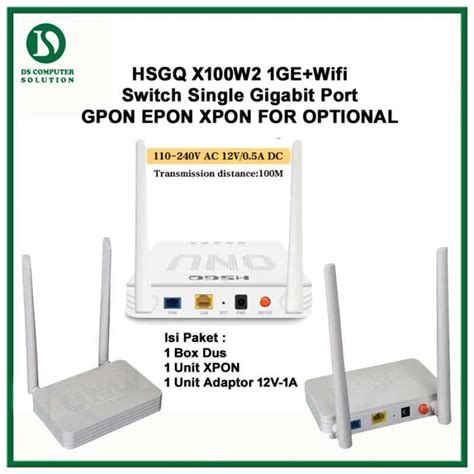 Promo Xpon Onu Wifi Support Olt Gpon Epon Zte Hioso Hsgq Diskon Di Seller Safka Store