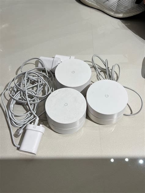 Google Wifi Mesh Set Of 3 Computers Tech Parts Accessories Other Accessories On Carousell