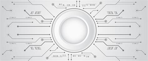 하이테크 회로 기판 설계 혁신 개념 추상적 미래 지향적 인 넓은 통신 벡터 일러스트레이션 회색 배경에 공상 과학 기술 0명에 대한 스톡 벡터 아트 및 기타 이미지 Istock