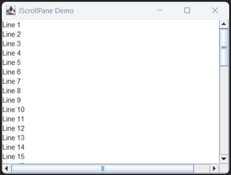 JScrollPane In Java CoderSathi