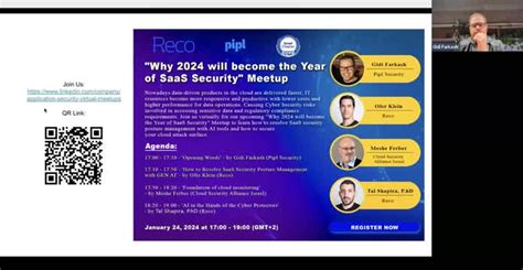 Cyber Security Virtual Meetups On Linkedin 🔥opening Words By Gidi Farkash 💖why 2024 Will