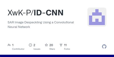 GitHub XwK P ID CNN SAR Image Despeckling Using A Convolutional Neural Network