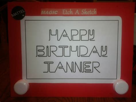 I Made This Etch A Sketch Using Foam Board Poster Board Printed Out