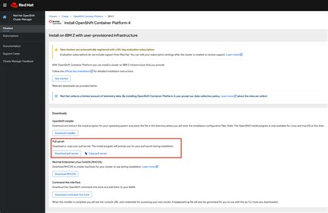 red hat openshift installation process experiences on ibm z linuxone