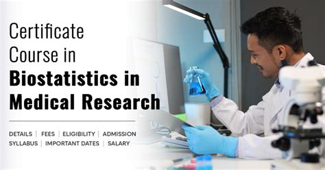 Certificate Course In Biostatistics In Medical Research Detail Exams