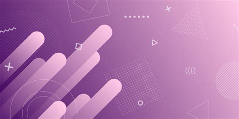 Gradient Purple Retro Geometric Shapes Background 680843 Vector Art At Vecteezy