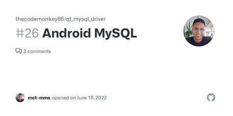Android MySQL Issue Thecodemonkey Qt Mysql Driver GitHub