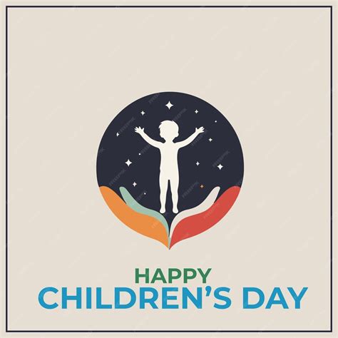 Logotipo Del Día Universal Del Niño Un Logotipo Para El Evento O Marca
