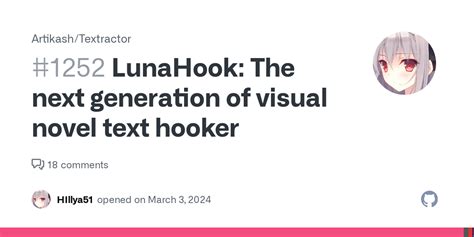 Lunahook The Next Generation Of Visual Novel Text Hooker · Issue 1252 · Artikashtextractor