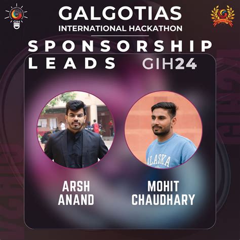 Mohit Kumar On Linkedin Galgotias International Hackathon From Participating To Being A Member Of…