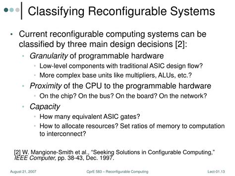 Ppt Cpre Coms 583 Reconfigurable Computing Powerpoint Presentation Id 3477007