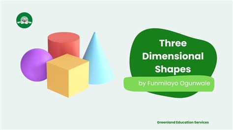Three Dimensional Shapes 3d Shapes Youtube