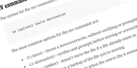 How To Move A File In Linux