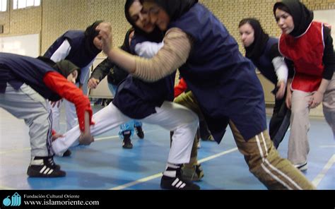 Muslim women participate in different sports competitions retaining its ...
