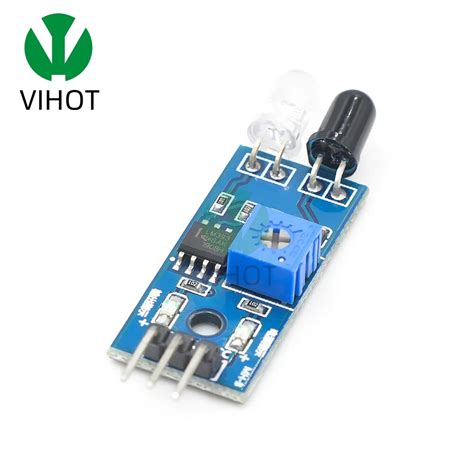 Ir Infrared Obstacle Avoidance Sensor Module Smart Car Robot 3 Wire Reflective Photoelectric N
