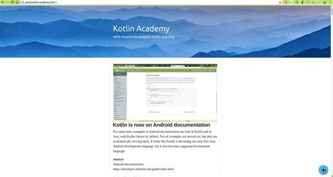 we proudly present kotlin academy portal r androiddev